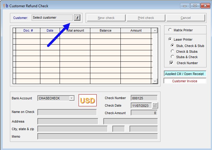 Customer Refund Check - Sundry Checks Customer Refund Check - Sundry Checks
